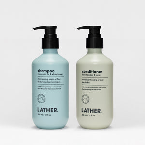 Natural & Vegan Hair Care | Botanical Shampoo & Conditioner | LATHER