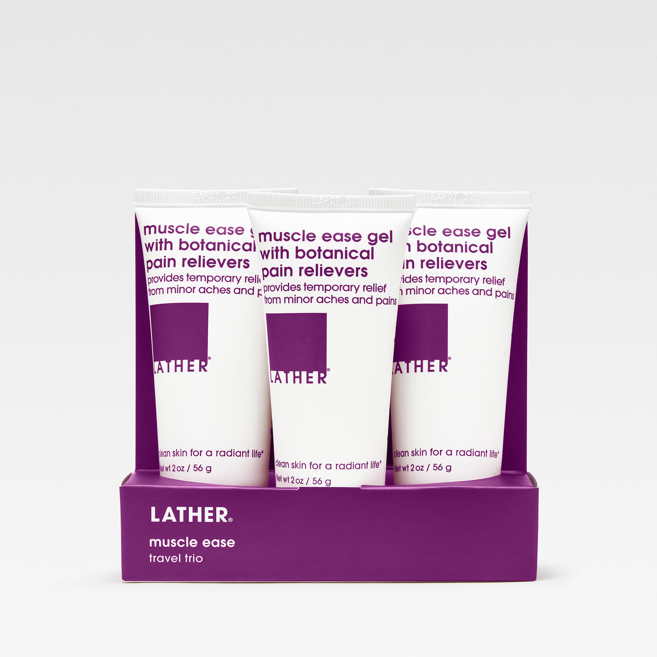 Muscle Ease Gel with Botanical Pain Relievers | LATHER