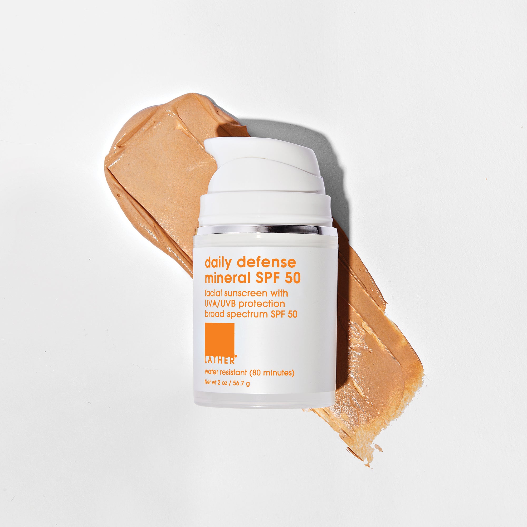 Daily Defense Mineral SPF 50 Facial Sunscreen – LATHER
