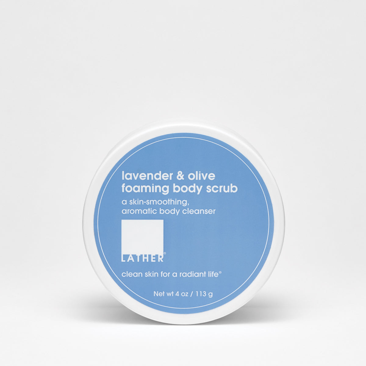 Lavender & Olive Foaming Body Scrub | LATHER