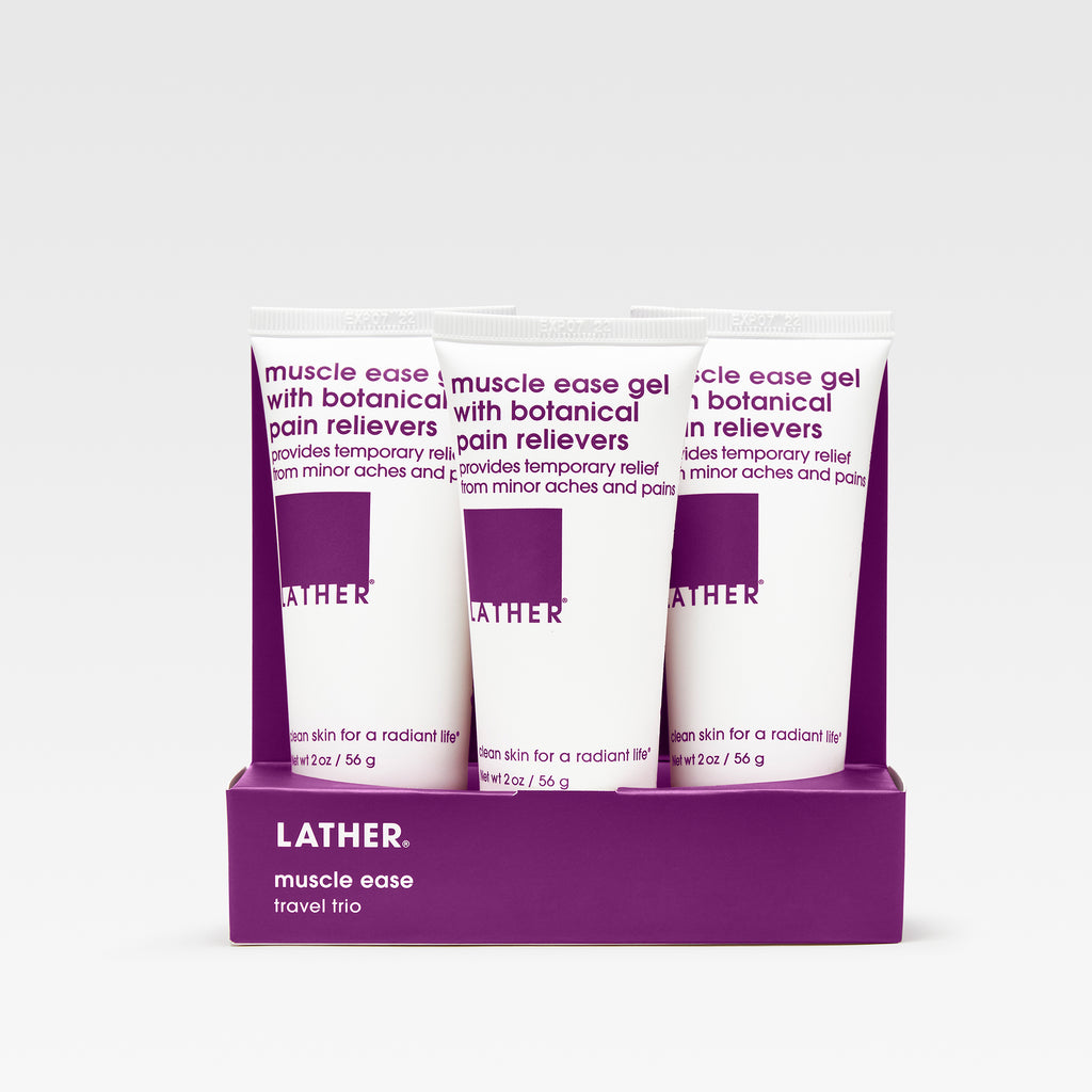Muscle Ease Gel with Botanical Pain Relievers | LATHER